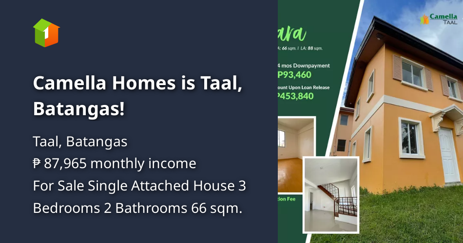 Camella Homes is Taal, Batangas! [Houses and Lots 🏘️] (March 2023) in Taal, Batangas for sale