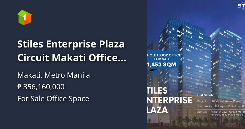 Stiles Enterprise Plaza Circuit Makati Office Space For Sale ...