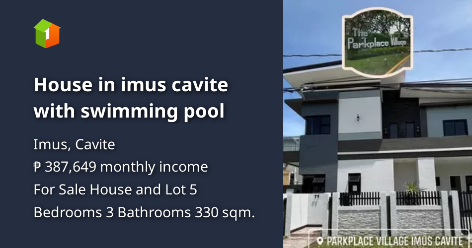 House in imus cavite with swimming pool [Houses and Lots 🏘️] (March ...