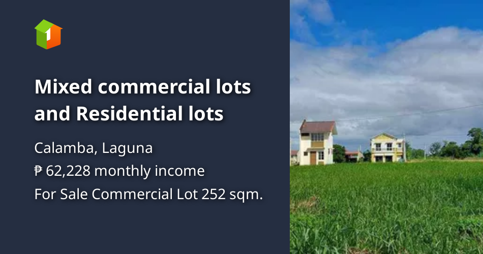 Mixed commercial lots and Residential lots [Lots 🚜] (February 2026) in ...