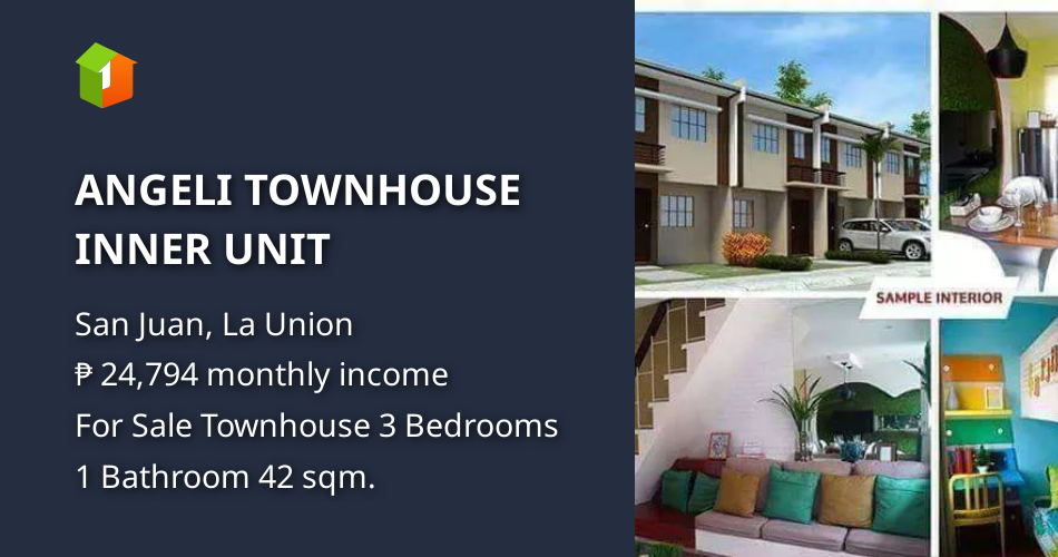 ANGELI TOWNHOUSE INNER UNIT [Houses and Lots 🏘️] (August 2022) in San ...
