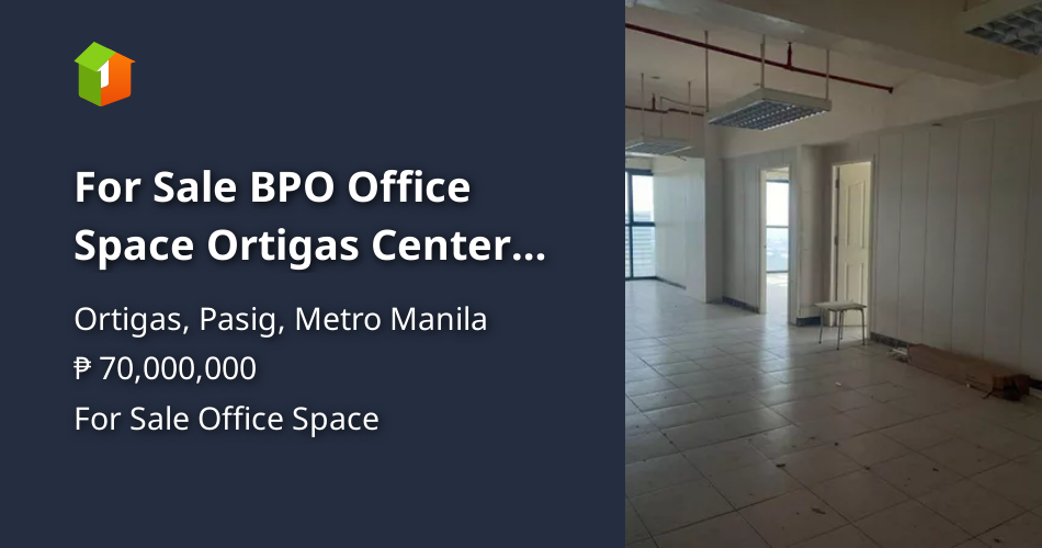 For Sale BPO Office Space Ortigas Center Pasig City Manila [Commercial ...