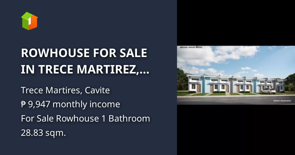 ROWHOUSE FOR SALE IN TRECE MARTIREZ, CAVITE [Houses and Lots 🏘️ ...