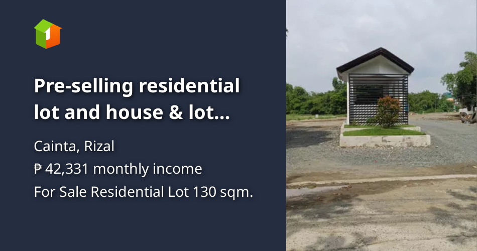 Pre-selling residential lot and house & lot package! [Lots 🚜] (January ...