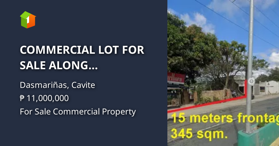 COMMERCIAL LOT FOR SALE ALONG AGUINALDO HIWAY [Commercial Properties 🏭 ...