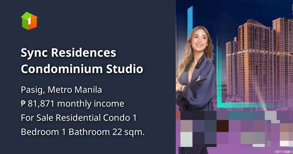 Sync Residences Condominium Studio [Condos 🏙️] (February 2025) in Pasig ...