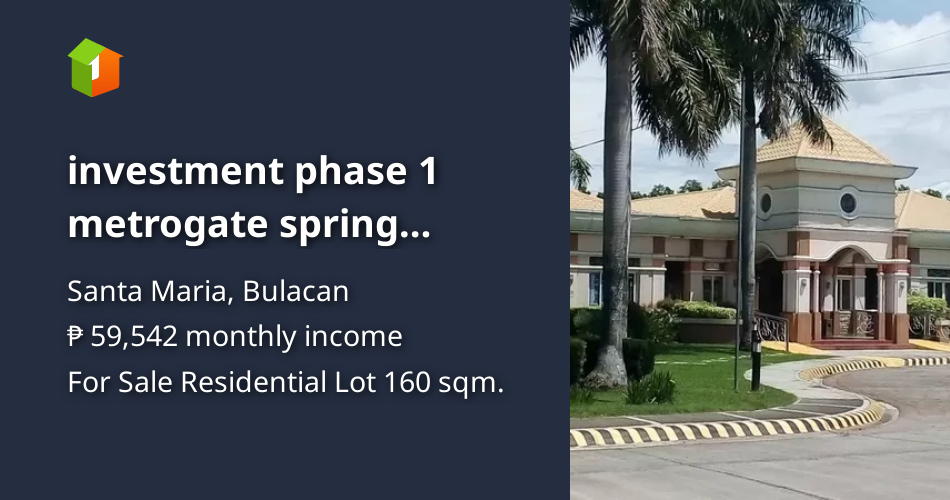 Investment phase 1 metrogate spring meadow high end subdivision [Lots 🚜 ...