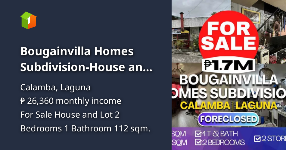 Bougainvilla Homes Subdivision-House and Lot 2 Storey for sale in ...