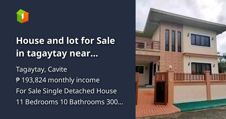 House and lot for Sale in tagaytay near Tagaytay Savemore [Houses and ...