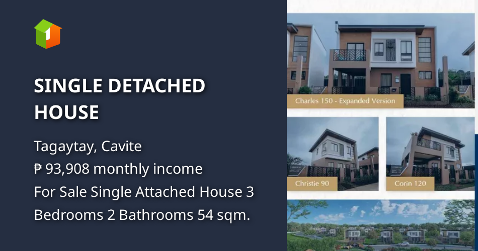SINGLE DETACHED HOUSE [Houses and Lots 🏘️] (April 2025) in Tagaytay, Cavite for sale