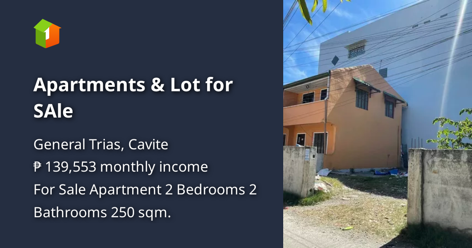Apartments & Lot for SAle [Condos 🏙️] (December 2024) in General Trias ...