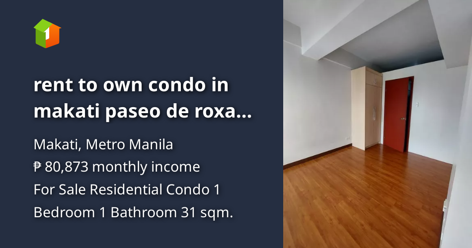 Rent to own condo in makati paseo de roxas dela rosa [Condos 🏙️] (May ...