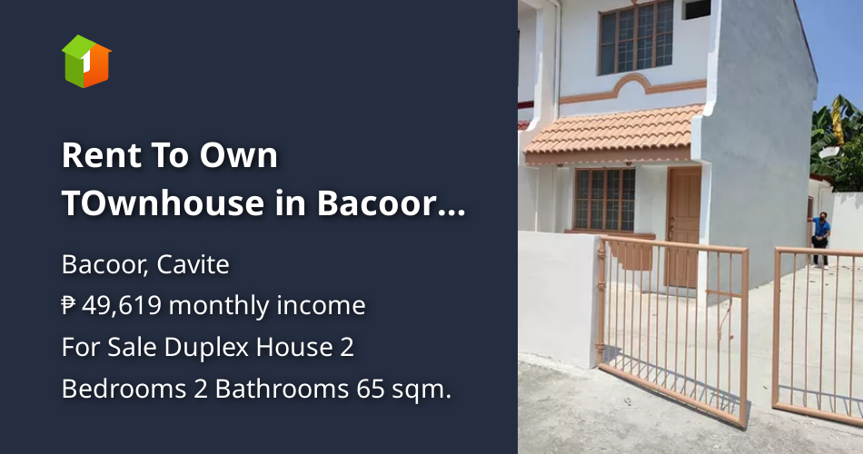 Rent To Own TOwnhouse in Bacoor City [Houses and Lots 🏘️] (April 2024 ...