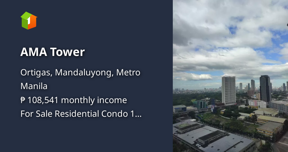 AMA Tower [Condos 🏙️] (June 2023) in Ortigas, Mandaluyong, Metro Manila ...