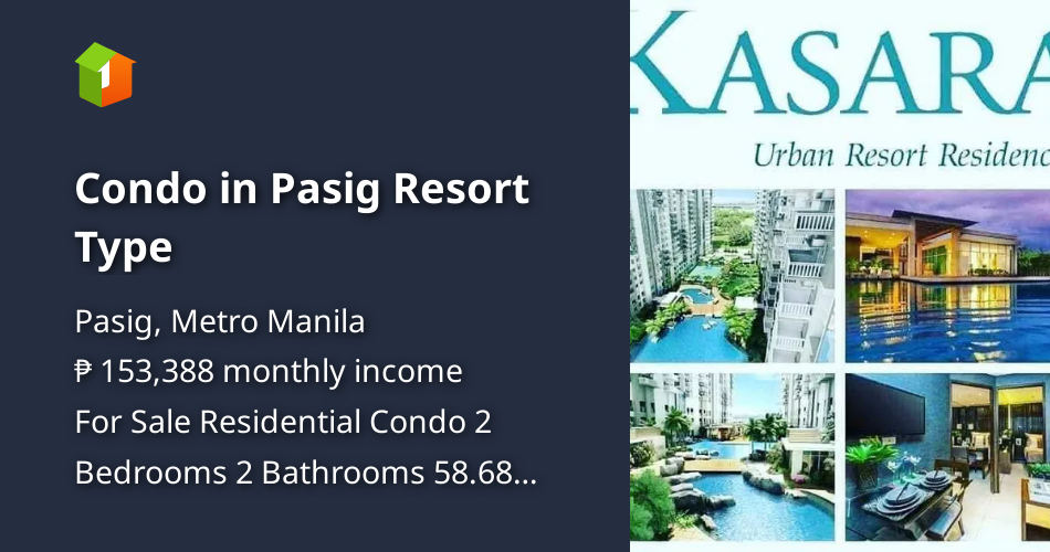 Condo in Pasig Resort Type [Condos 🏙️] (March 2025) in Pasig, Metro ...