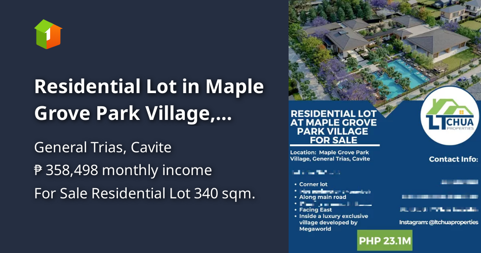 Residential Lot in Maple Grove Park Village, General Trias, Cavite ...