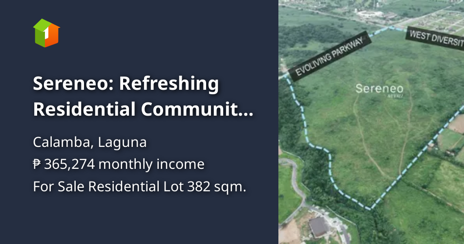 Sereneo: Refreshing Residential Community in NUVALI [Lots 🚜] (May 2026 ...