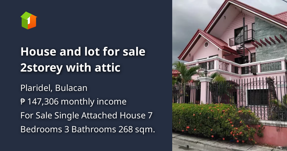 House and lot for sale 2storey with attic [Houses and Lots 🏘️] (April ...