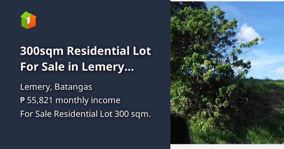 300sqm Residential Lot For Sale in Lemery Batangas [Lots 🚜] (May 2024 ...