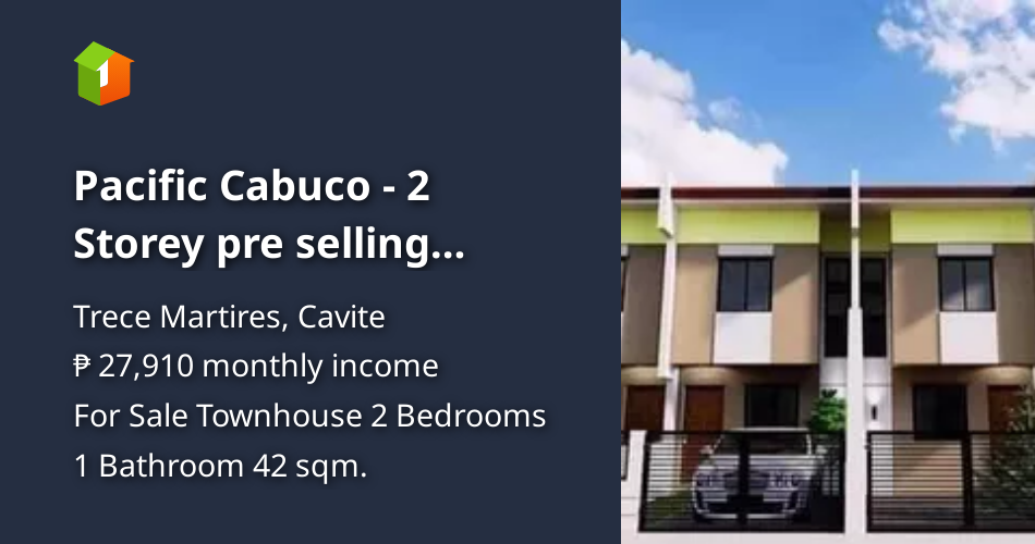 Pacific Cabuco - 2 Storey pre selling townhouse 8.5K Monthly [Houses ...