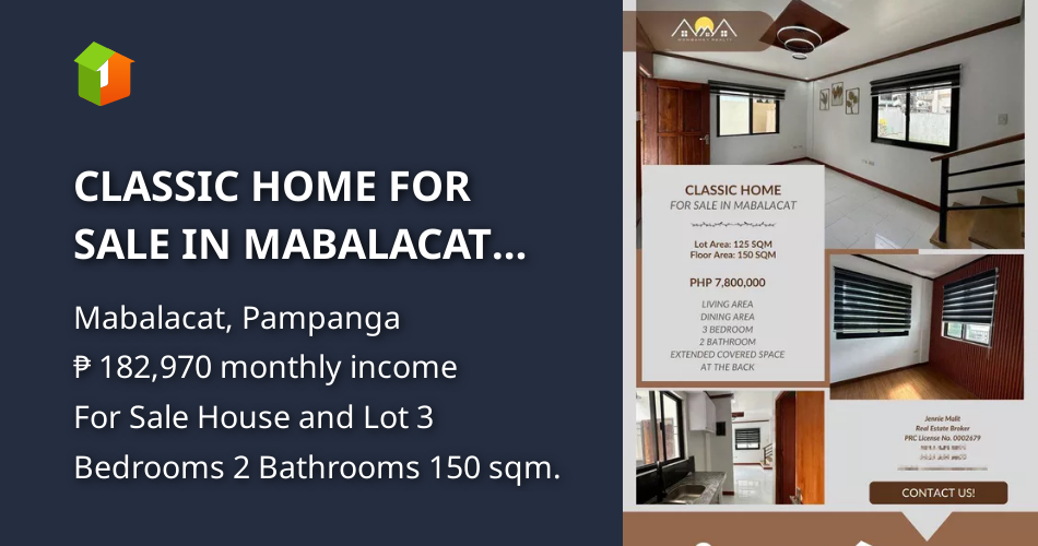 CLASSIC HOME FOR SALE IN MABALACAT CITY [Houses and Lots 🏘️] (September ...