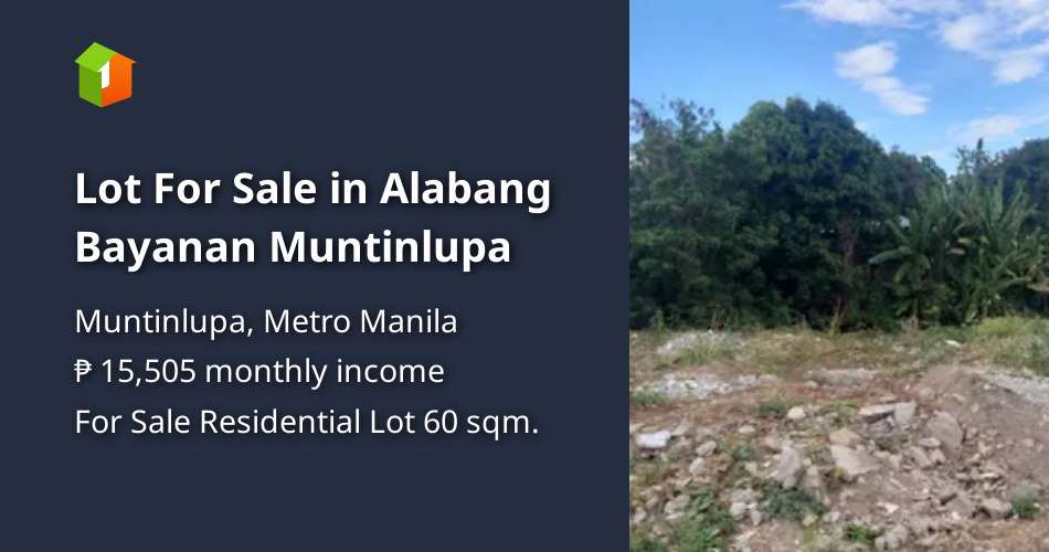 Lot For Sale in Alabang Bayanan Muntinlupa [Lots 🚜] (January 2024) in ...