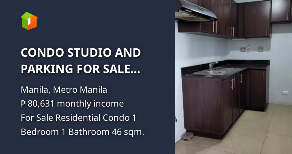 CONDO STUDIO AND PARKING FOR SALE CITYPLACE BINONDO [Condos 🏙️ ...
