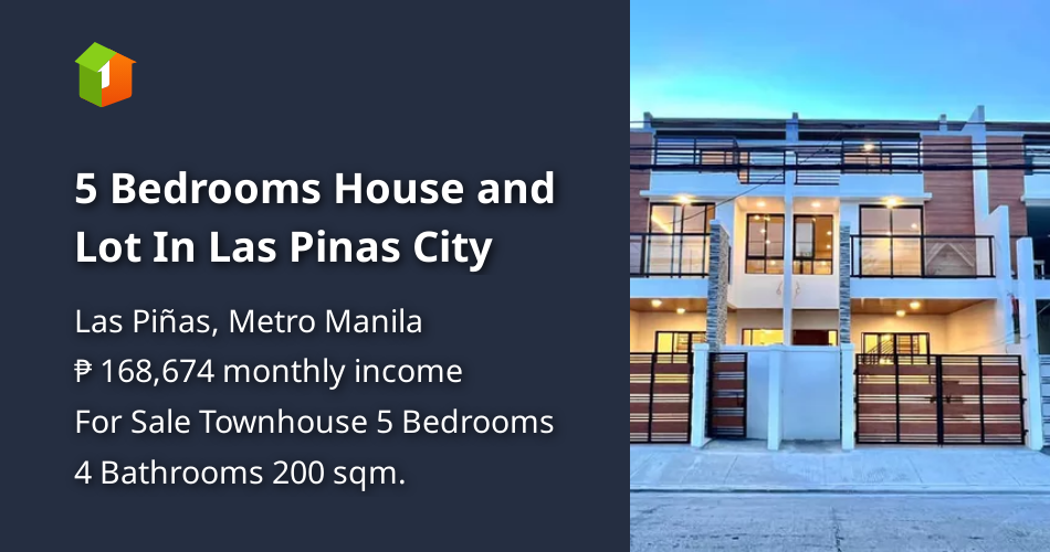 5 Bedrooms House and Lot In Las Pinas City [Houses and Lots 🏘️ ...