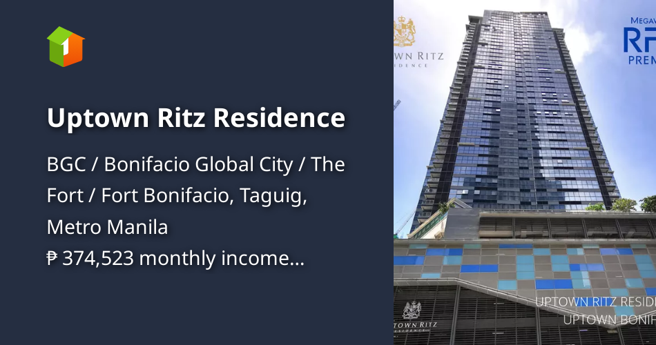 Uptown Ritz Residence [Condos 🏙️] (August 2021) in BGC / Bonifacio ...