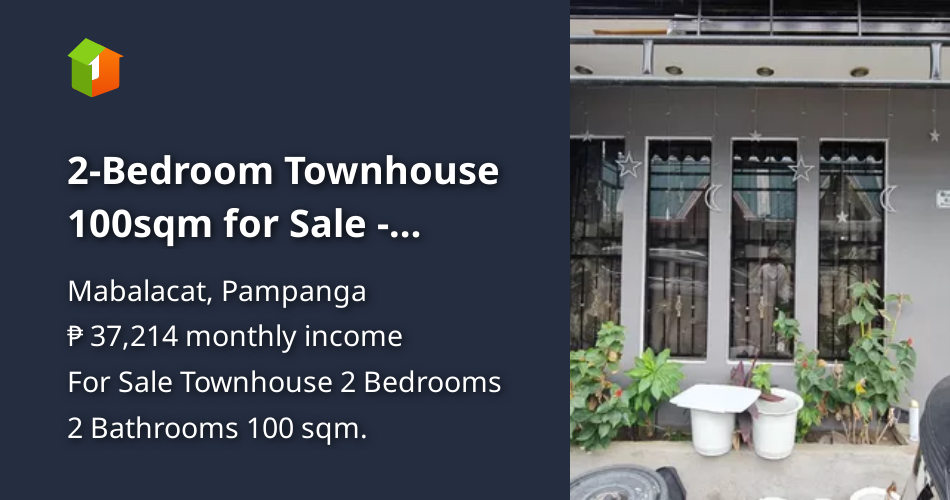 2-Bedroom Townhouse 100sqm for Sale - Grandview 2 Subdv. Mawaque ...