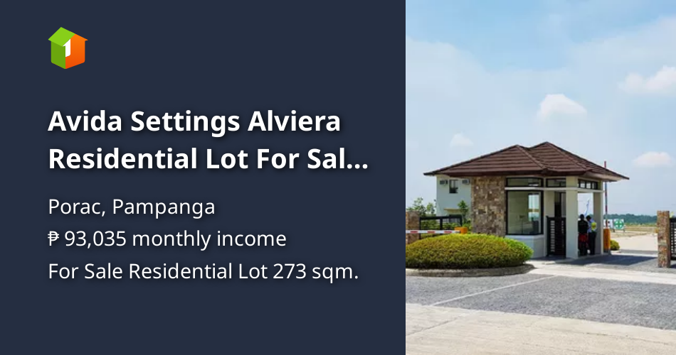 Avida Settings Alviera Residential Lot For Sale in Dolores, Porac ...