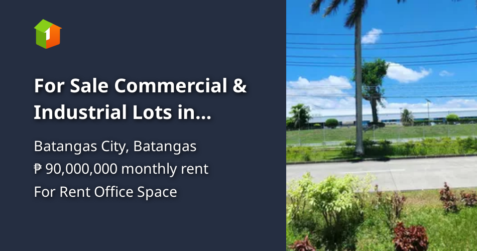For Sale Commercial & Industrial Lots in Batangas City [Commercial ...