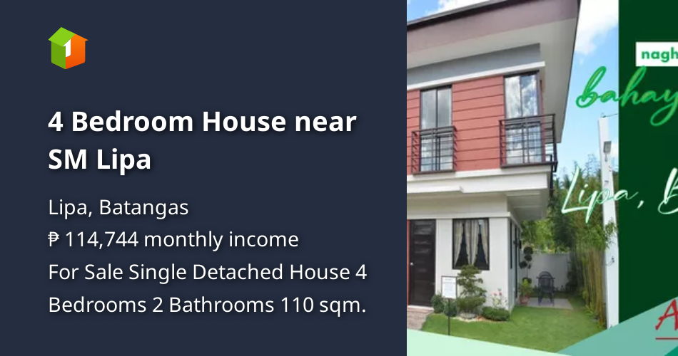 4 Bedroom House near SM Lipa [Houses and Lots 🏘️] (July 2022) in Lipa ...