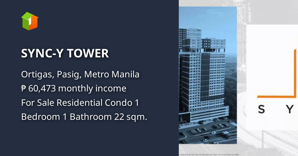 SYNC-Y TOWER [Condos 🏙️] (September 2023) in Ortigas, Pasig, Metro ...