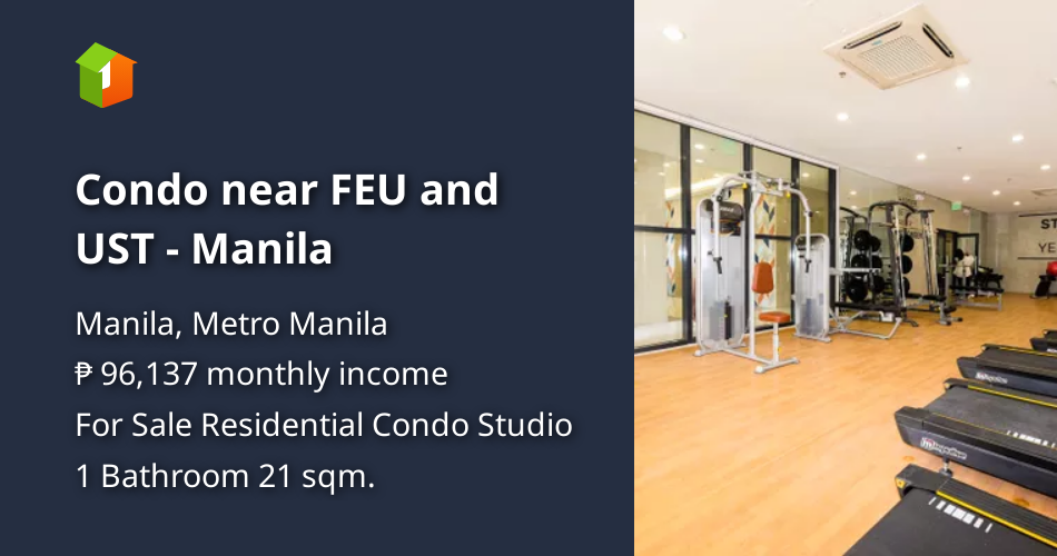 Condo near FEU and UST - Manila [Condos 🏙️] (July 2023) in Manila ...
