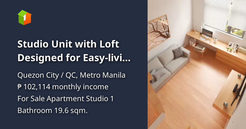 Studio Unit with Loft Designed for Easy-living at My Enso Loft by PH1 ...