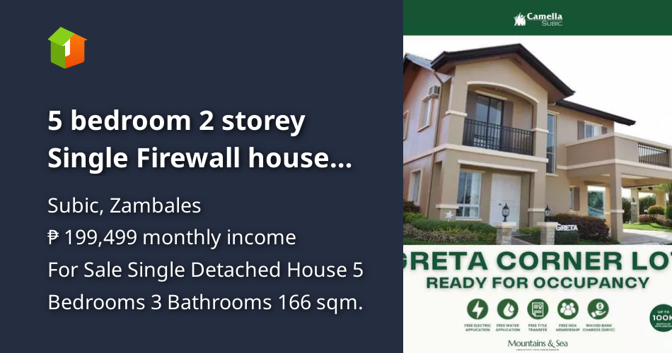 5 bedroom 2 storey Single Firewall house for sale in Subic, Zambales ...