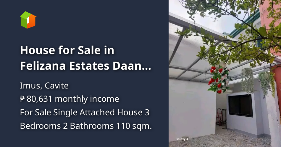 House for Sale in Felizana Estates Daang-Hari Imus Cavite [Houses and ...