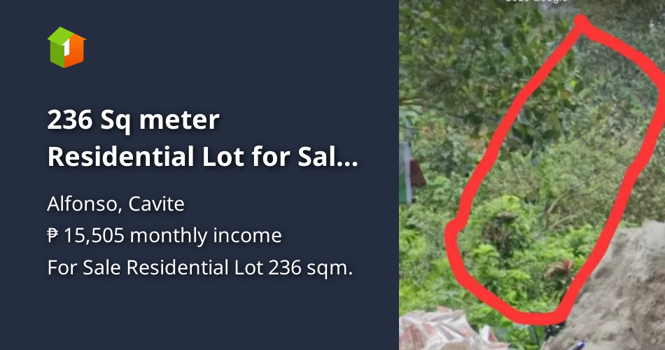 236 Sq meter Residential Lot for Sale in Luksuhin Ibaba, Alfonso Cavite ...