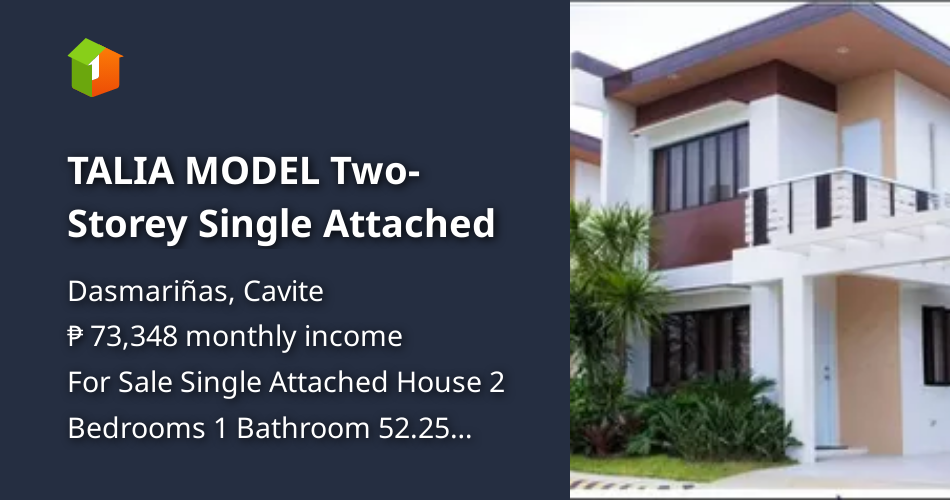 TALIA MODEL Two-Storey Single Attached [Houses and Lots 🏘️] (June 2023 ...