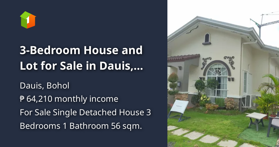 3-Bedroom House and Lot for Sale in Dauis, Bohol - Ready for Occupancy ...
