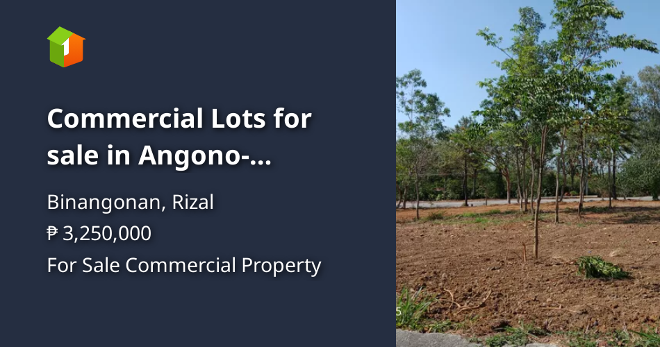 Commercial Lots for sale in Angono- Binangonan [Commercial Properties 🏭 ...