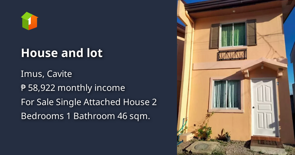 House and lot [Houses and Lots 🏘️] (May 2022) in Imus, Cavite for sale