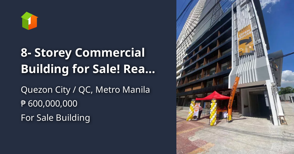 8- Storey Commercial Building for Sale! Ready for Occupancy [Commercial ...