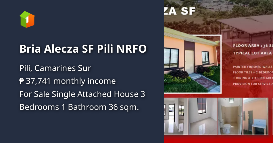 Bria Alecza SF Pili NRFO [Houses and Lots 🏘️] (February 2024) in Pili ...