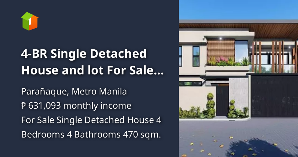 4-BR Single Detached House and lot For Sale in Parañaque City [Houses ...