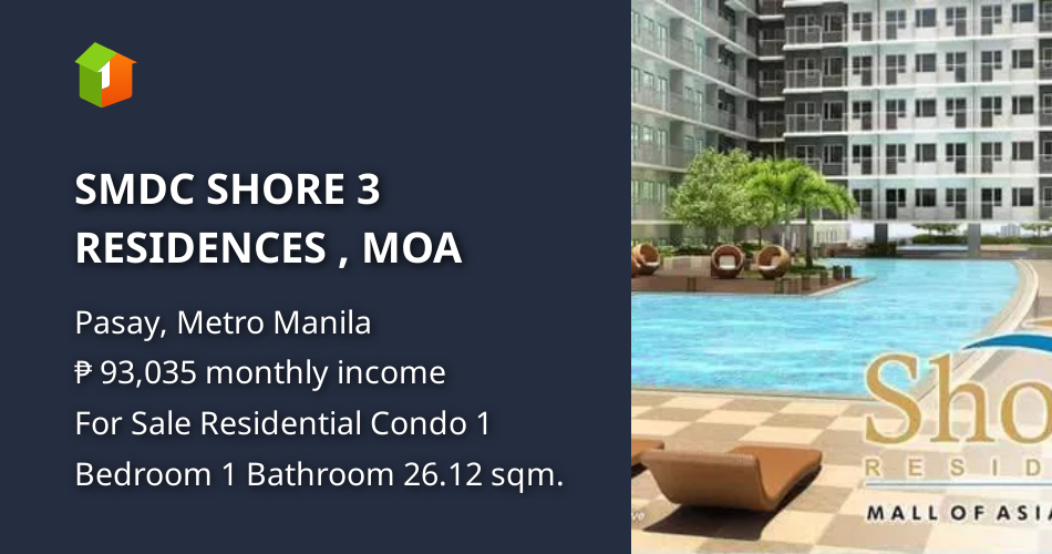 SMDC SHORE 3 RESIDENCES , MOA [Condos 🏙️] (December 2025) in Pasay ...