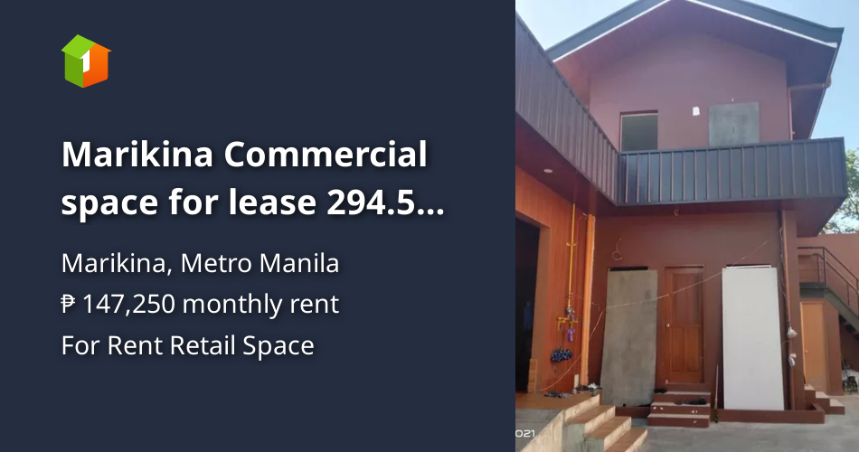 Marikina Commercial space for lease 294.5 sqm [Commercial Properties 🏭 ...
