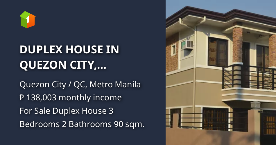 DUPLEX HOUSE IN QUEZON CITY, SUNNYSIDE HEIGHTS SUBDIVISION [Houses and ...