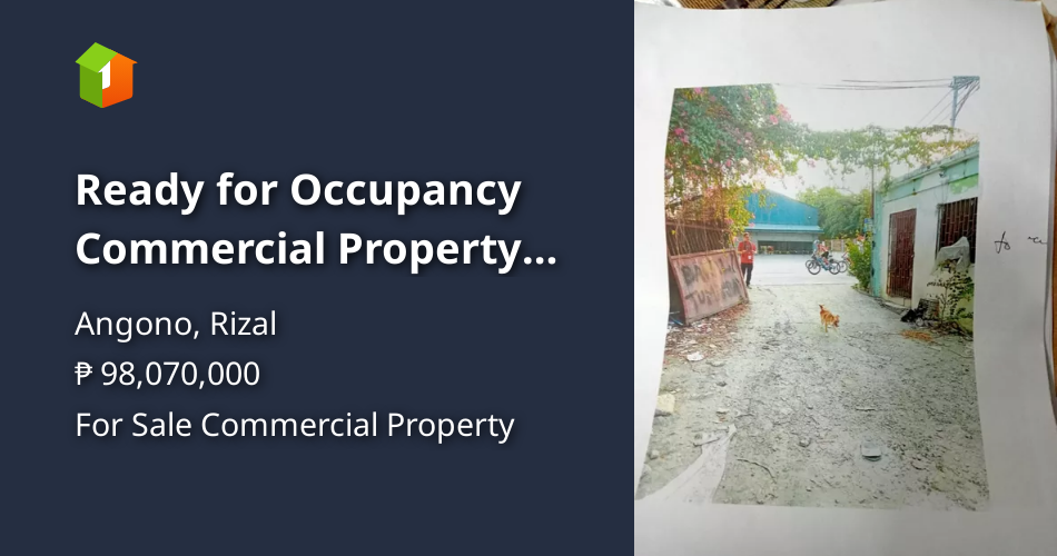 Ready for Occupancy Commercial Property For Sale in Angono Rizal ...